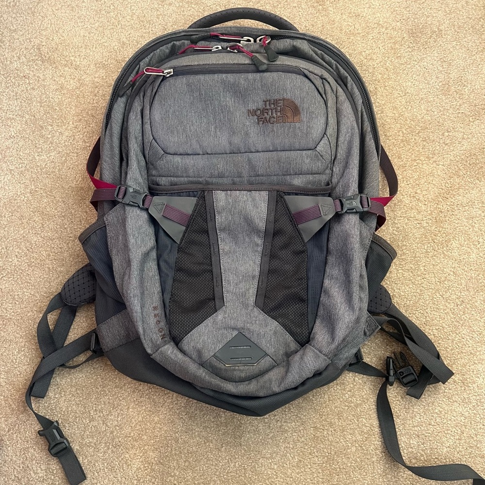 The North Face Tnf Backpack- Heather Grey - Gem